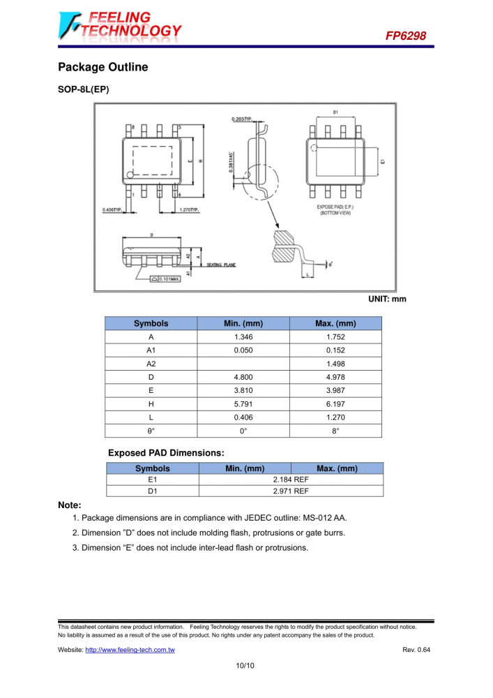 FP6298XR-G1 datasheet page 10
