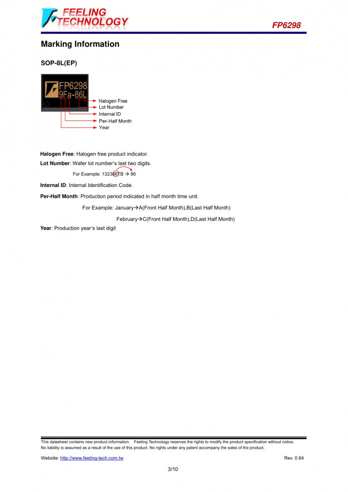 FP6298XR-G1 datasheet page 3