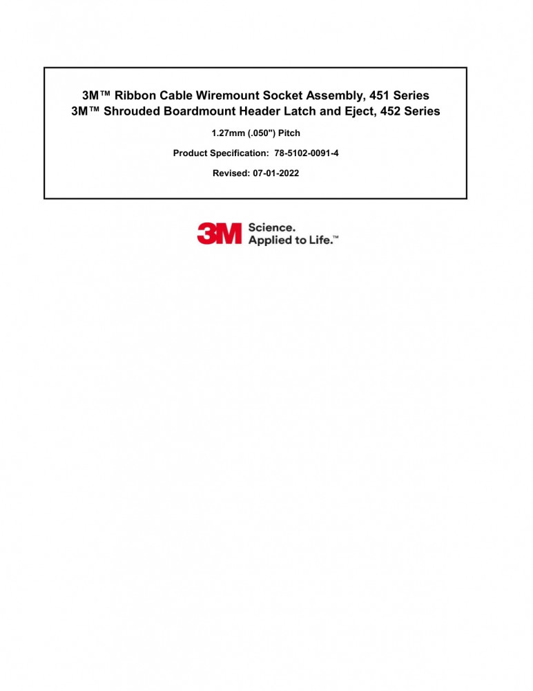 3M 3448-45108 technical document page 1