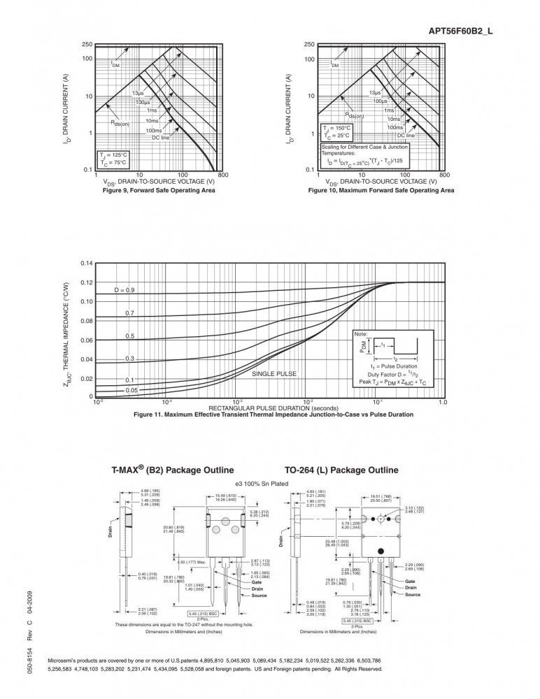 APT56F60L technical document page 4