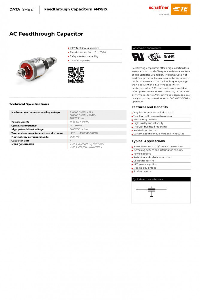 FN7511 series technical document page 1