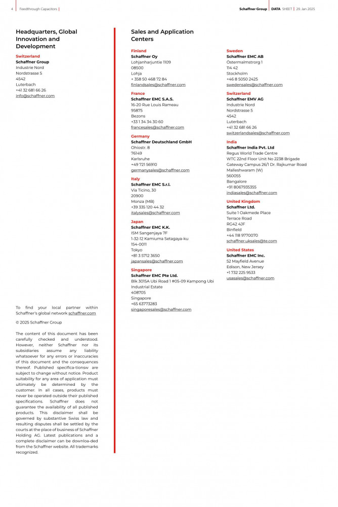 FN7511 series technical document page 4