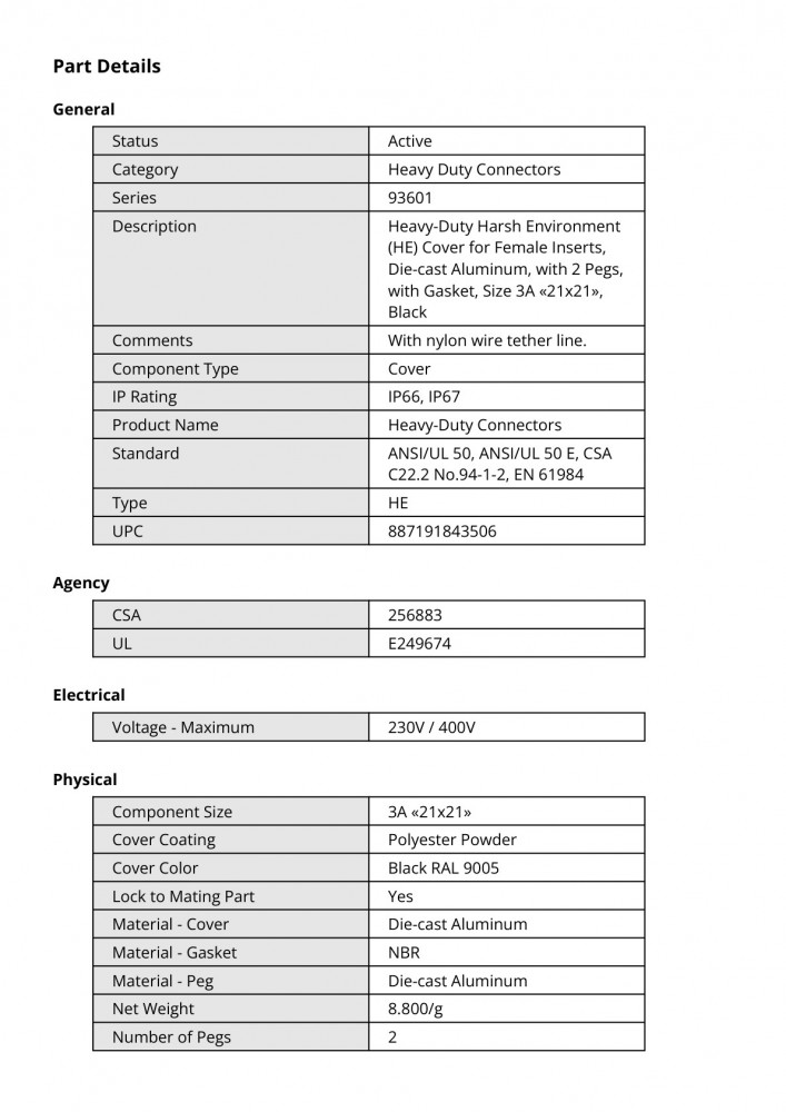 936010703 product document image, page 2