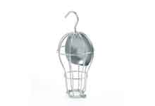 100W Guard Open-End without Reflector, Steel, Zinc Plated