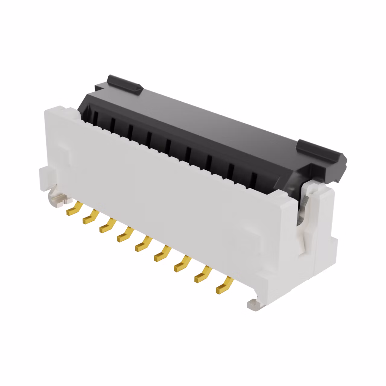 Easy-On FFC/FPC Connector, 0.50mm Pitch, V-Flip Series, Vertical, 4.05mm  Height, 18 Circuits, Copper Alloy, 125°C Operating Temperature, Gold Plating for sale