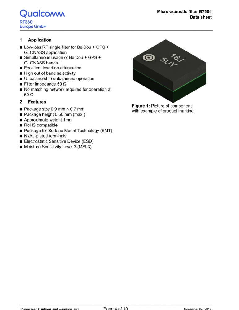 B39162B7504L210 datasheet page 4