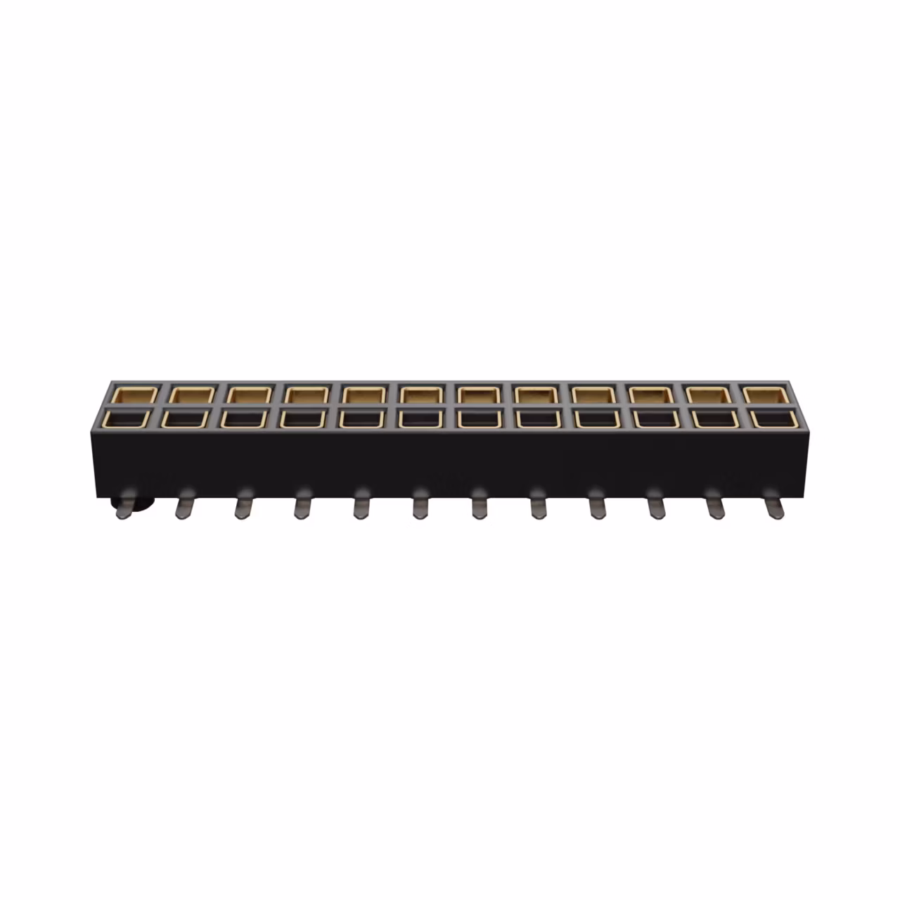 2.00mm Pitch Milli-Grid Receptacle, Surface Mount, Bottom Entry, 0.13µm Gold (Au) Plating, 24 Circuits, with Peg, Tube, Lead-Free for sale