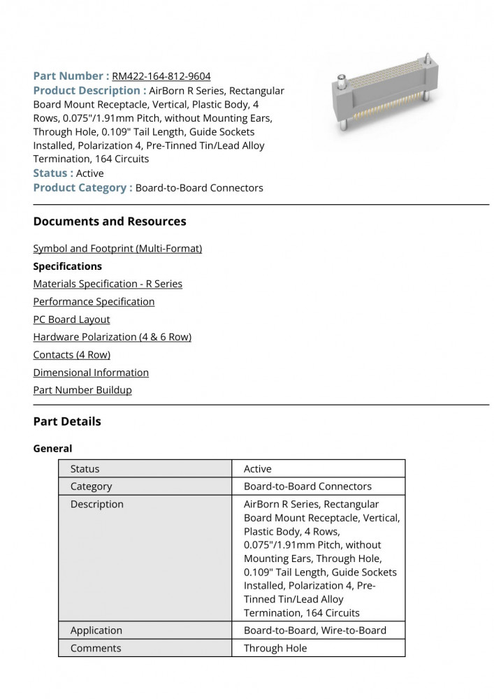 RM422-164-812-9604 technical document image 1