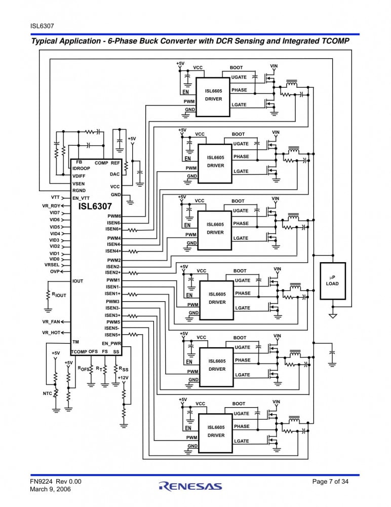 ISL6307 datasheet page 7