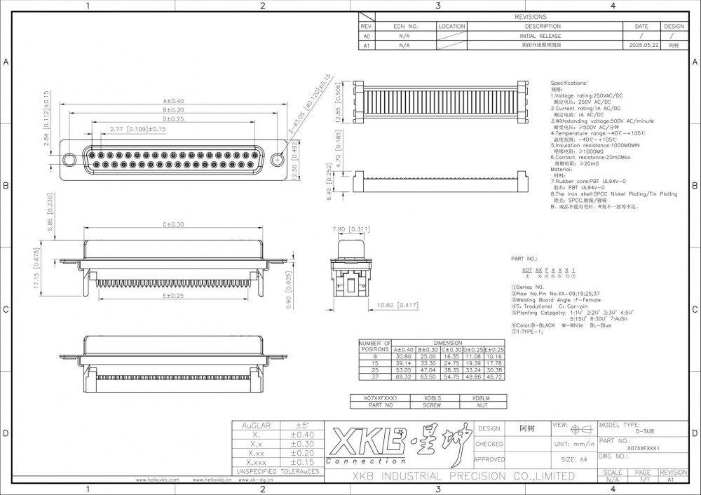 X0709FT7B1 technical document preview