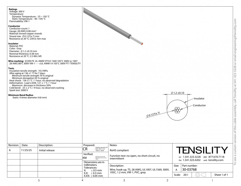Tensility International 30-03768 wire drawing