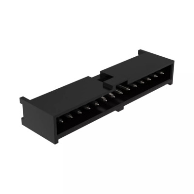 C-Grid III PCB Header, 2.54mm Pitch, Through Hole, Single Row, Right-Angle, Shrouded, 9 Circuits, Tin (Sn) Plating