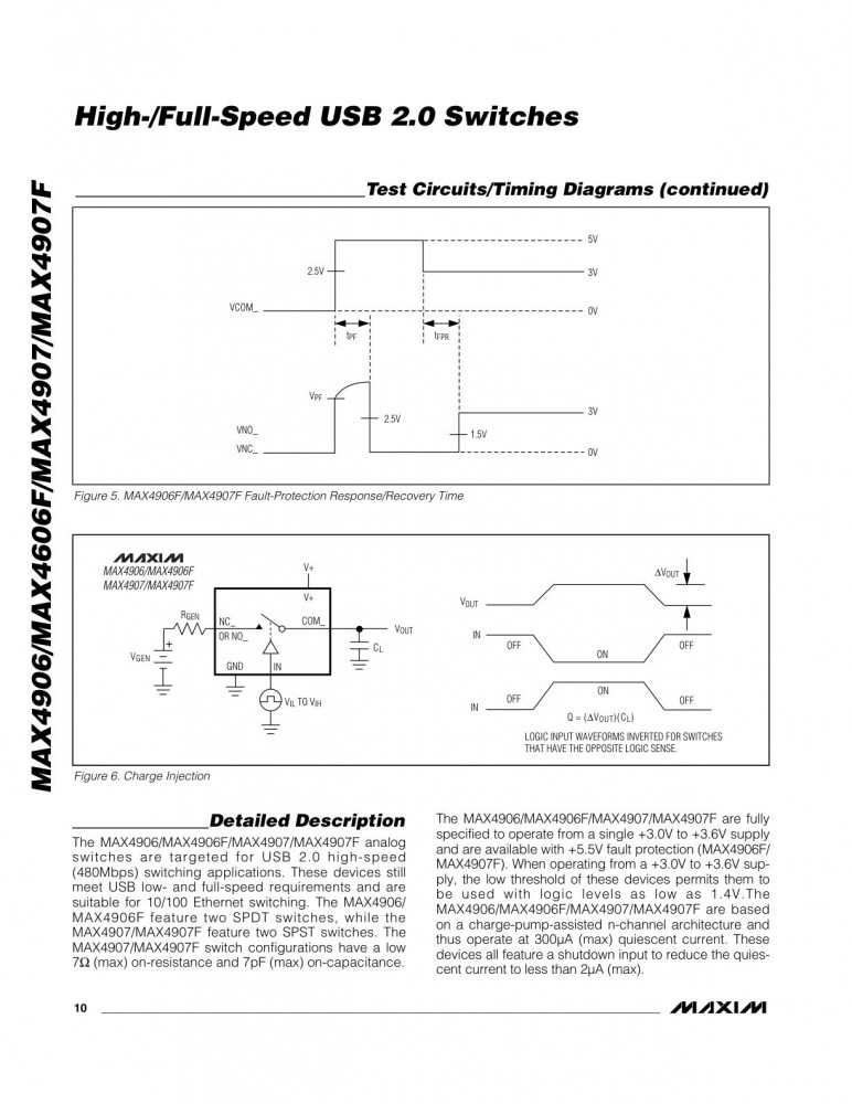 MAX4906FELB datasheet page 10