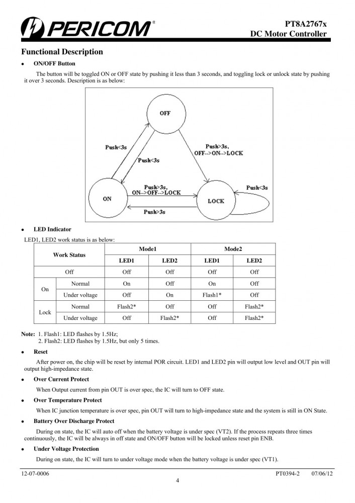 PT8A2767FWEX datasheet page 4