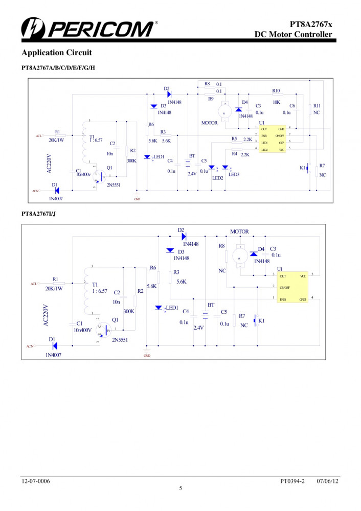 PT8A2767FWEX datasheet page 5