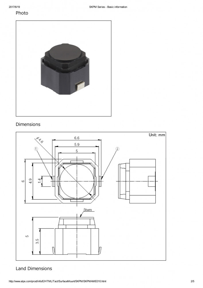 SKPMAME010 technical document page 2