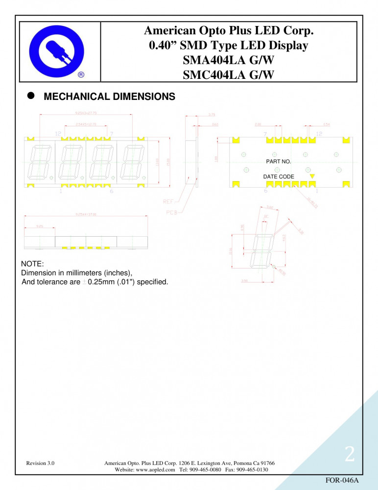 SMC404LA datasheet page 2