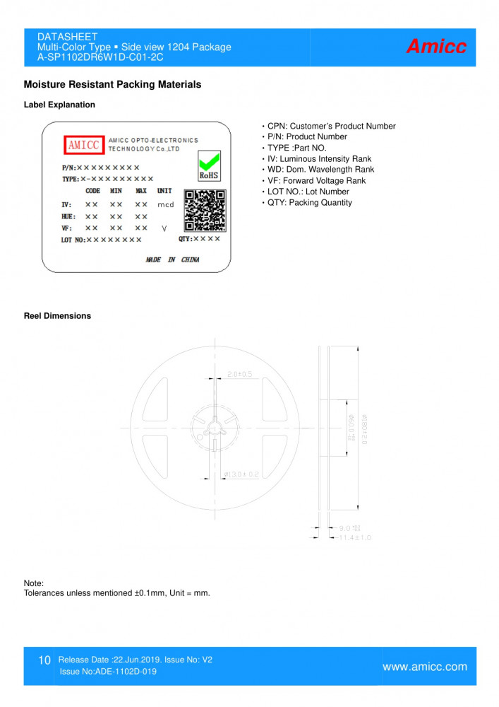 A-SP1102DR6W1D-C01-2C approval sheet page 10