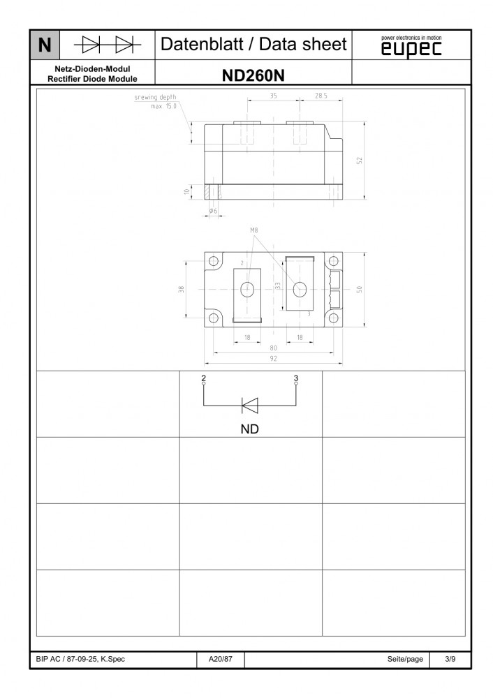 ND260N14K data sheet page 3