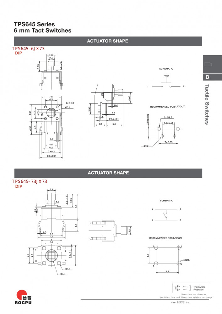 TPS645 series technical document page 4