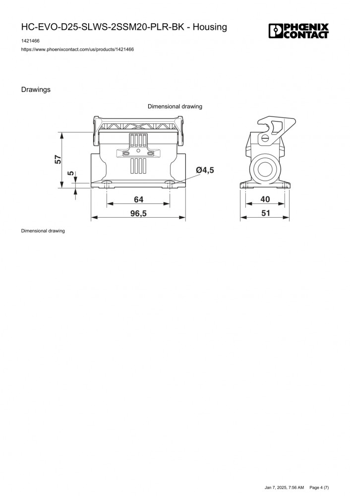 Phoenix Contact 1421466 technical document page 4