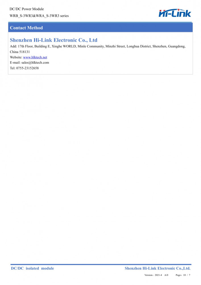 WRB4812S-3WR3 datasheet page 10