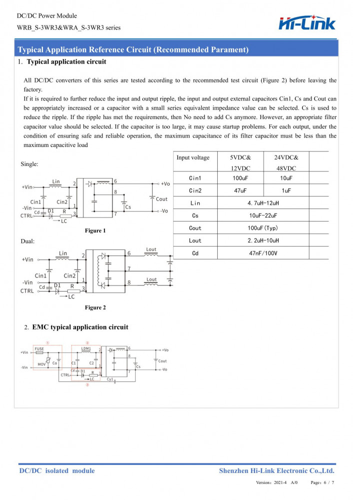 WRB4812S-3WR3 datasheet page 6