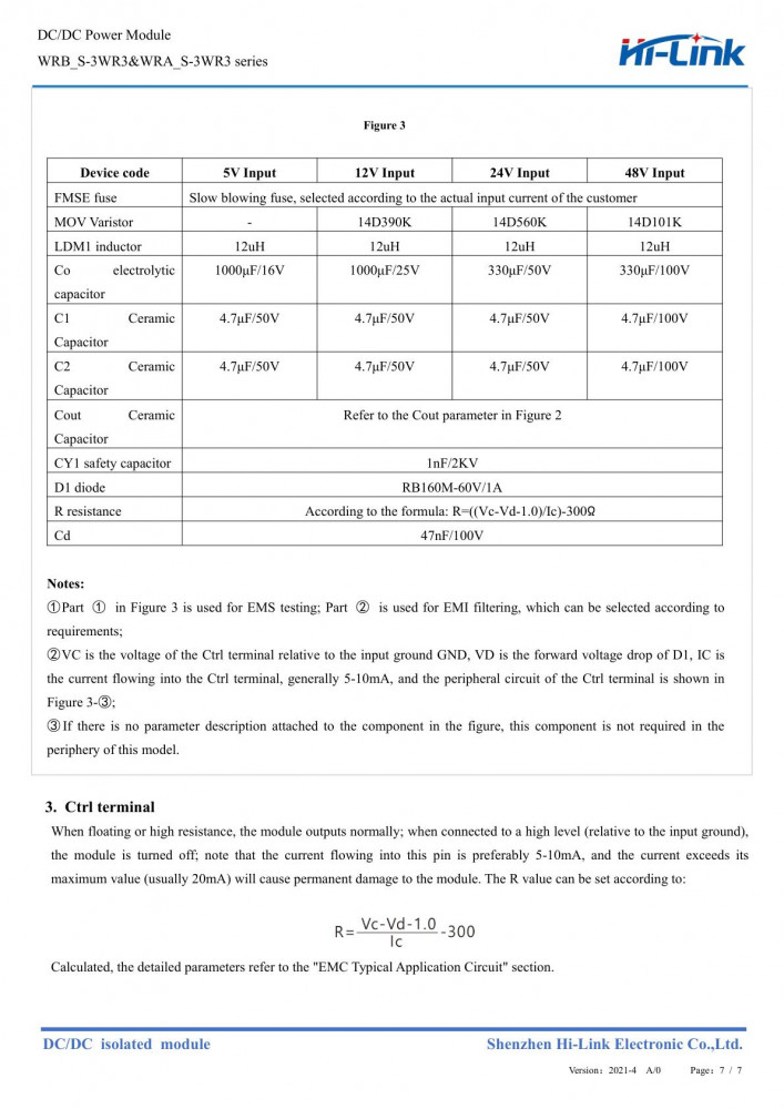 WRB4812S-3WR3 datasheet page 7