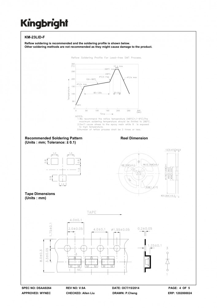 KM-23LID-F datasheet page 4