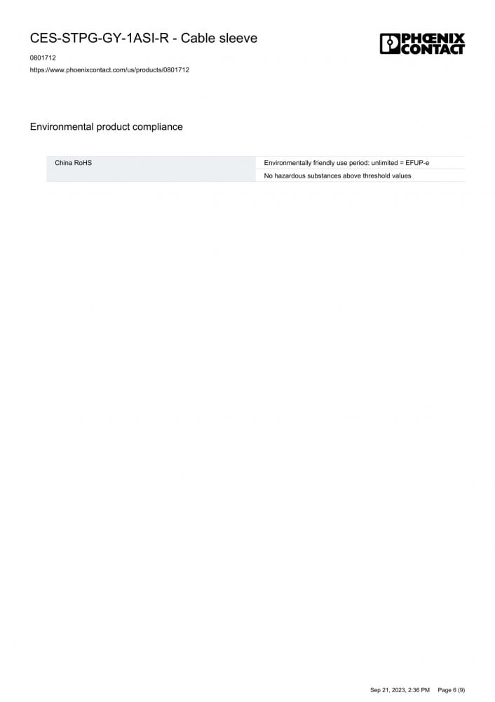 Phoenix Contact 0801712 technical document page 6