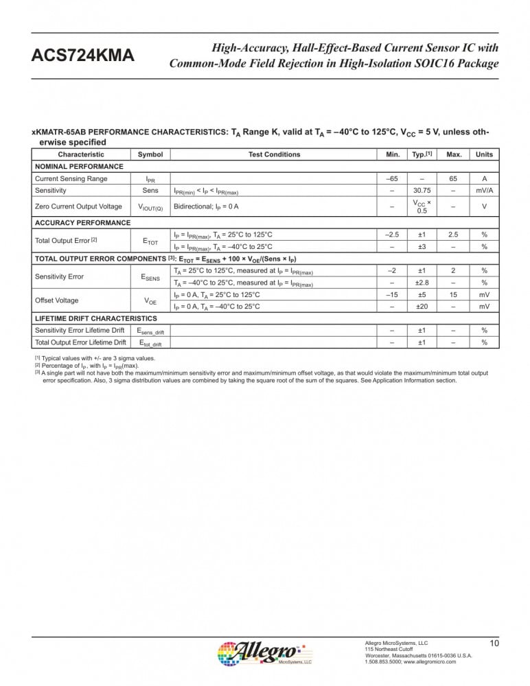 ACS724 datasheet page 10