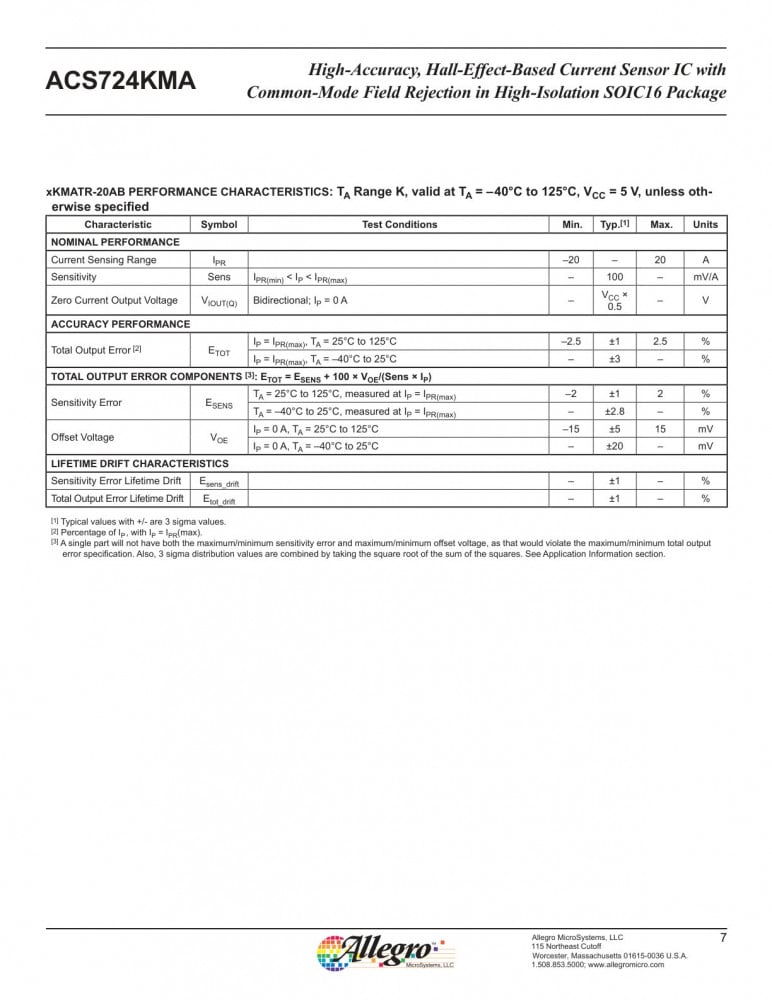 ACS724 datasheet page 7