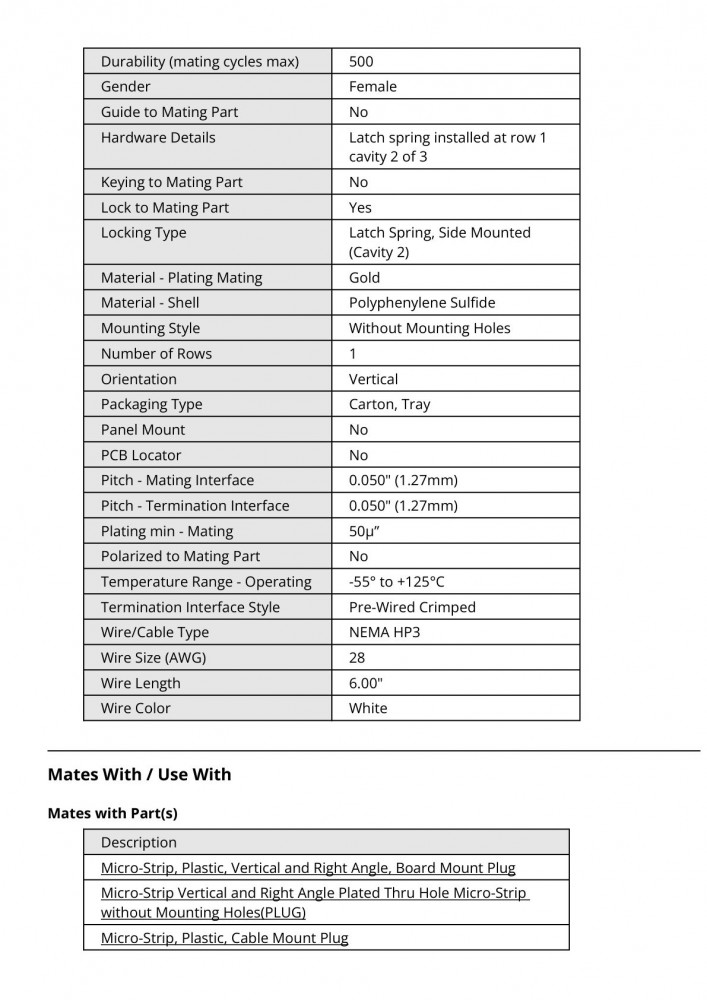 Product technical document image, page 2