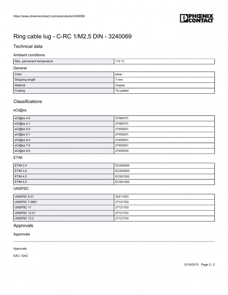 Phoenix Contact 3240069 product document page 2