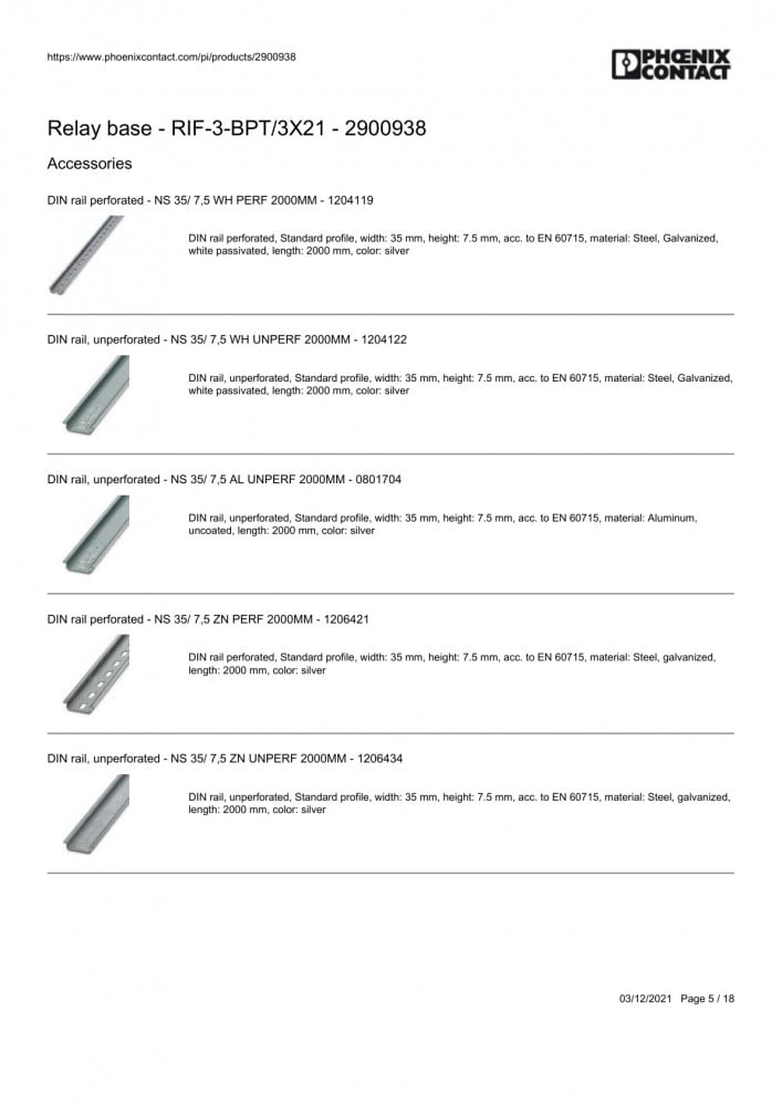 Phoenix Contact 2900938 documentation page 5