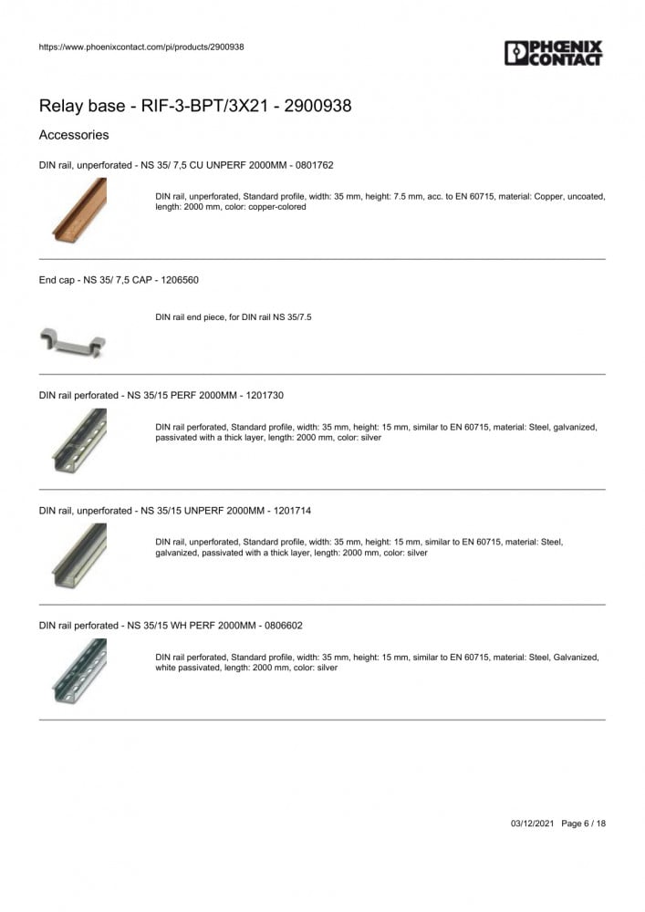 Phoenix Contact 2900938 documentation page 6