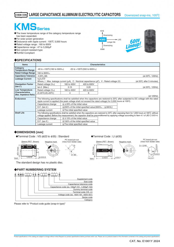KMS series documentation page 1