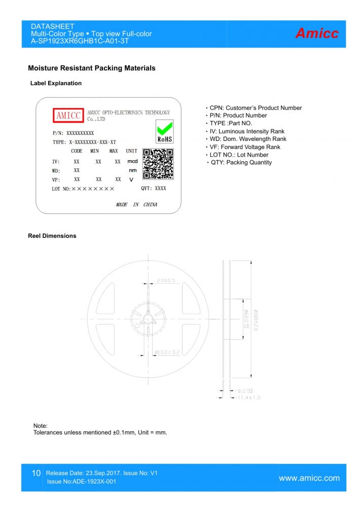 A-SP1923XR6GHB1C-A01-3T datasheet page 10