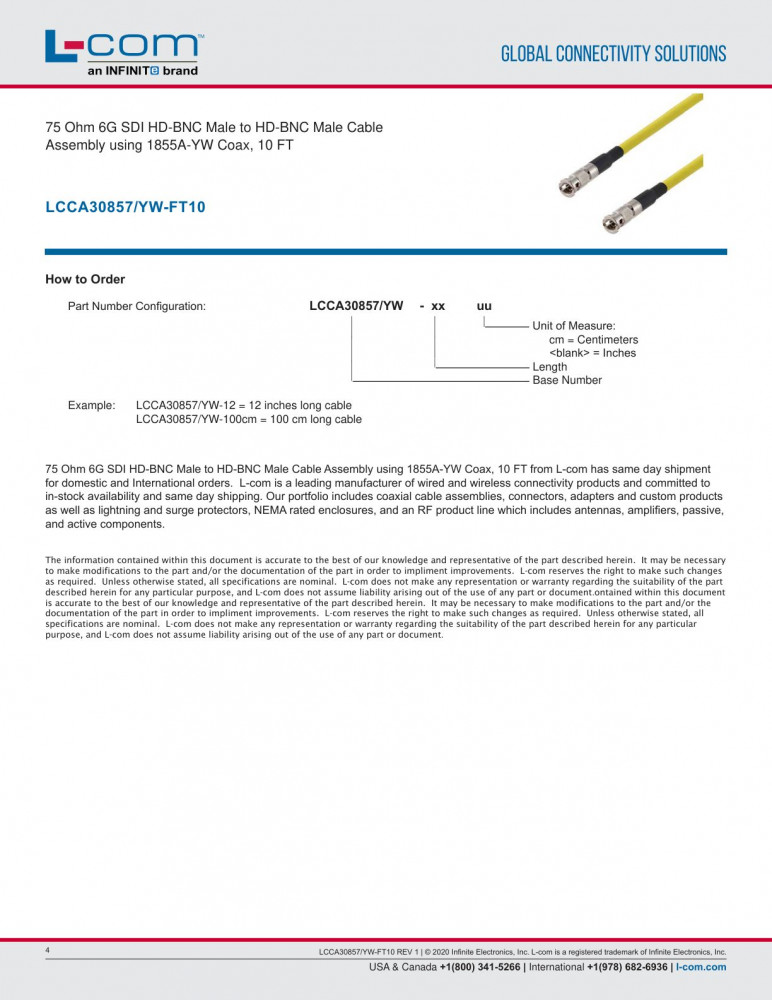 LCCA30857/YW-FT10 datasheet page 4