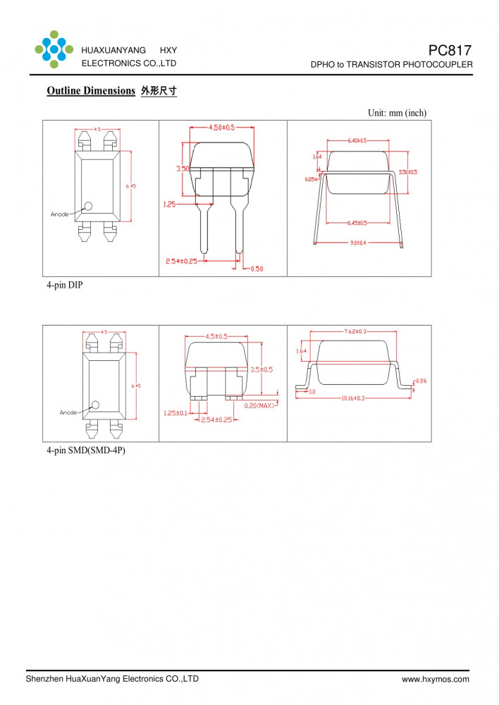 PC817B datasheet page 6