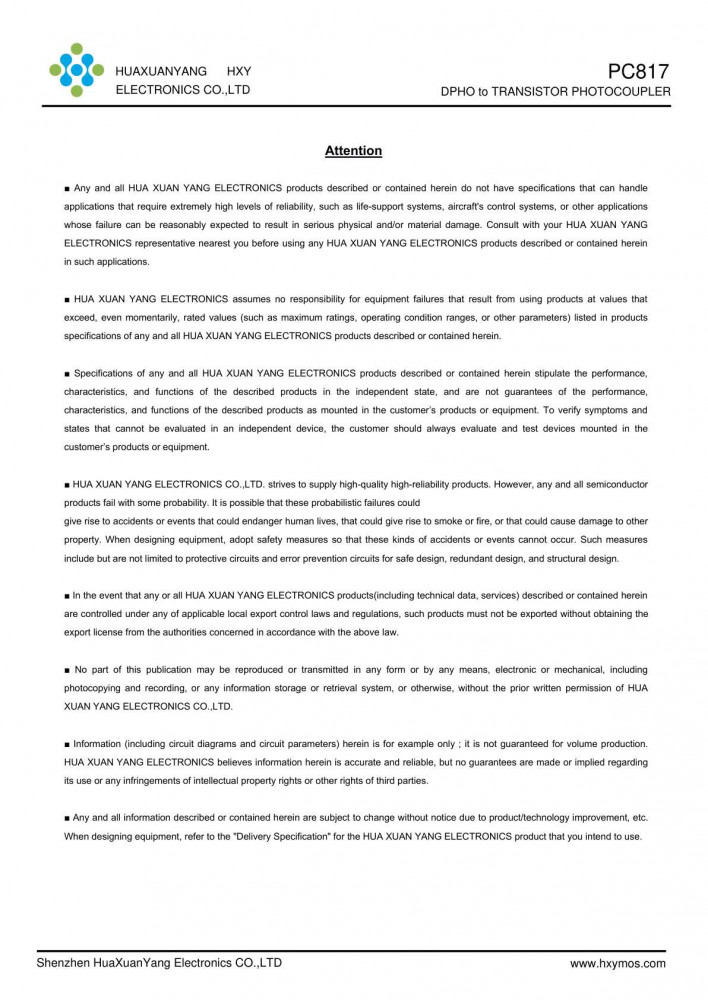 PC817B datasheet page 7