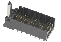Impact 100 Ohm 3 Pair Vertical Backplane Header, Left Guide, Open Endwall, 8 Columns, 72 Circuits, Pin Length 5.50mm, Plated Through Hole Dimension 0.39mm, Lead-Free