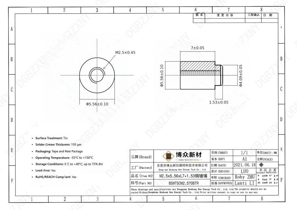 BSMTSOM2.570BTR technical drawing preview