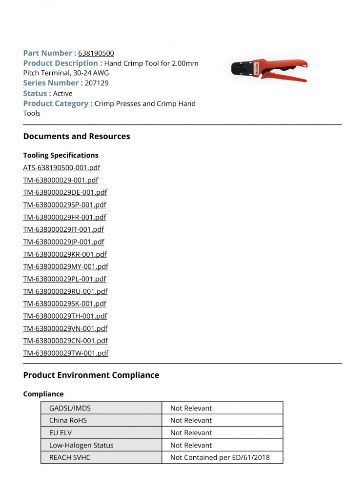 638190500 technical document preview, page 1
