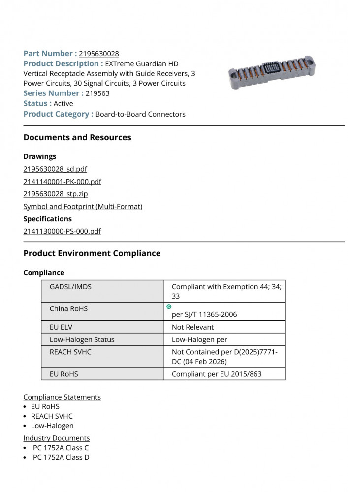 2195630028 technical document preview, page 1