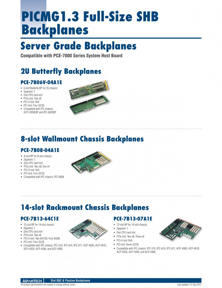 PCE-5B12-64C1E technical document page 1