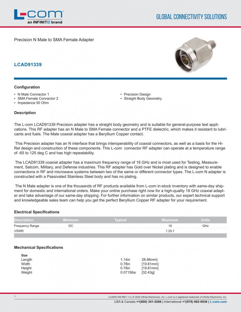 LCAD91339 documentation page 1