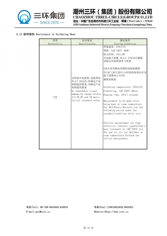 CCTC approval specification page 10