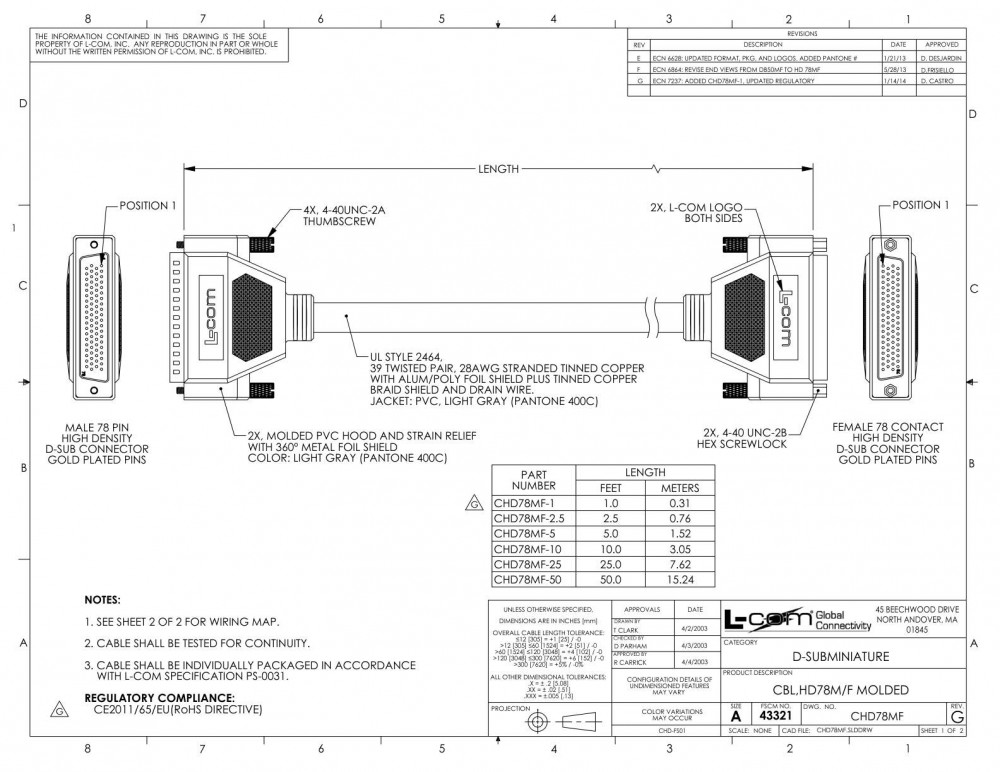 CHD78MF-1 technical document page 1