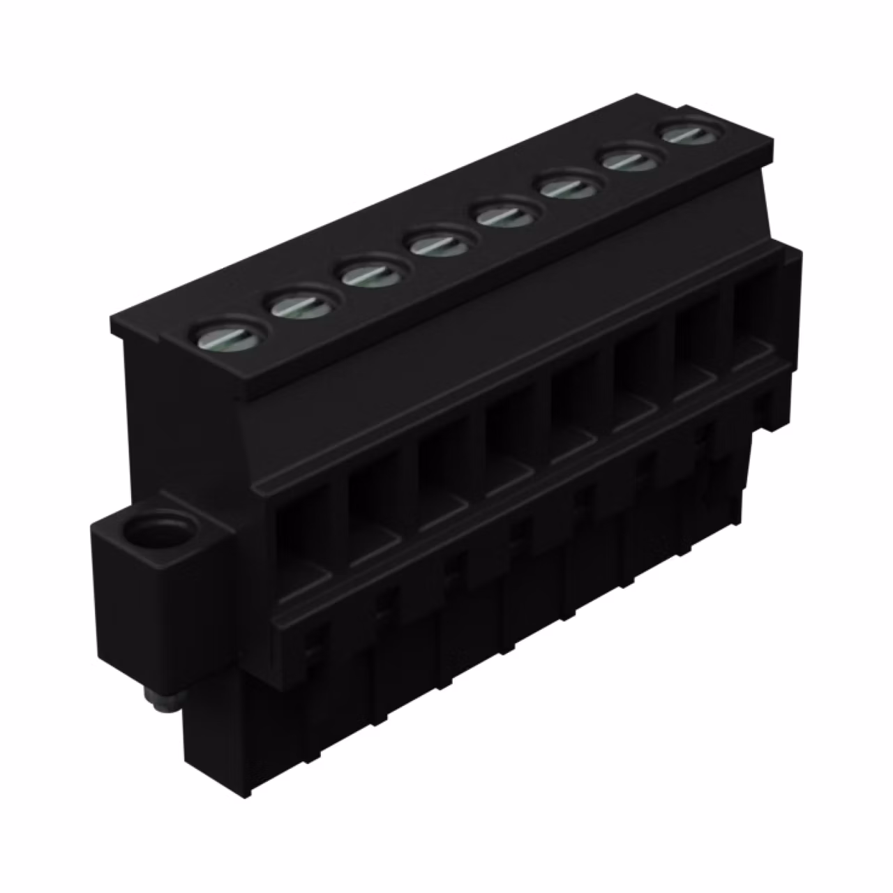 5.00mm Pitch Eurostyle Vertical Plug, with Retention Screws, Front Wire Entry, 8 Circuits for sale